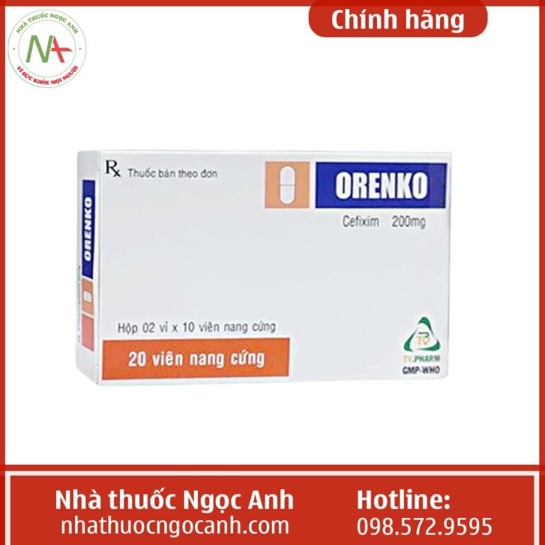 Thuốc Orenko 200mg là thuốc gì, liều dùng, giá bao nhiêu, mua ở đâu?