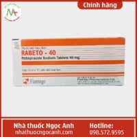 Thuốc Rabeto-40 là thuốc gì,tác dụng gì,giá bao nhiêu,mua ở đâu?