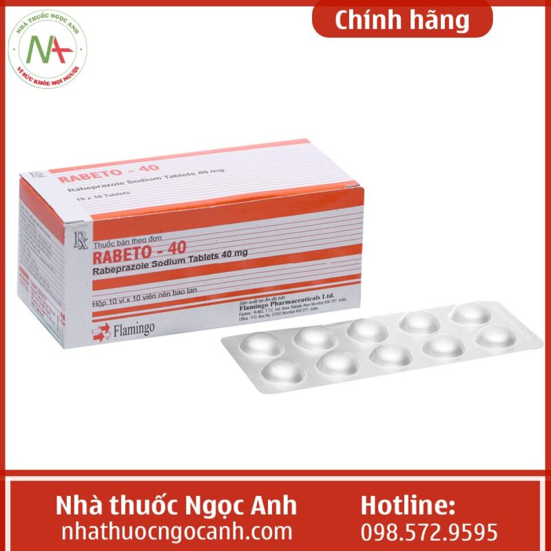Thuốc Rabeto-40 là thuốc gì,tác dụng gì,giá bao nhiêu,mua ở đâu?