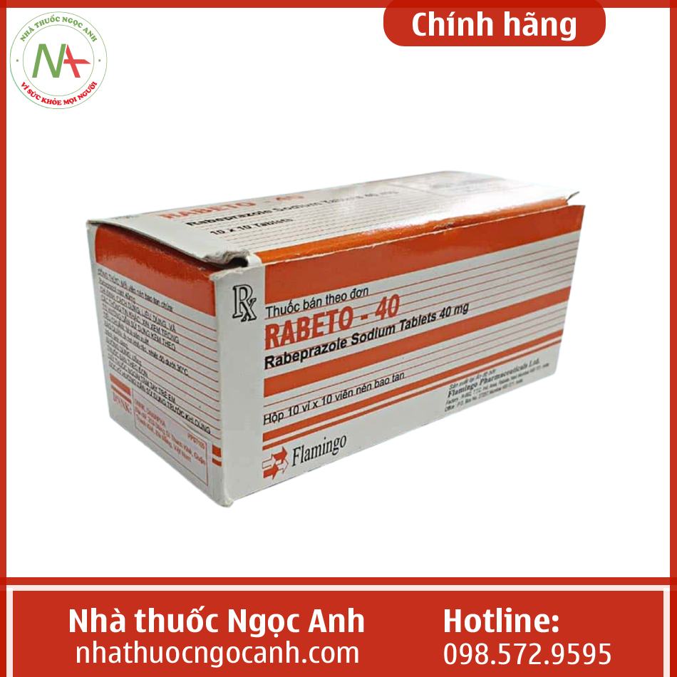 Thuốc Rabeto-40 là thuốc gì,tác dụng gì,giá bao nhiêu,mua ở đâu?