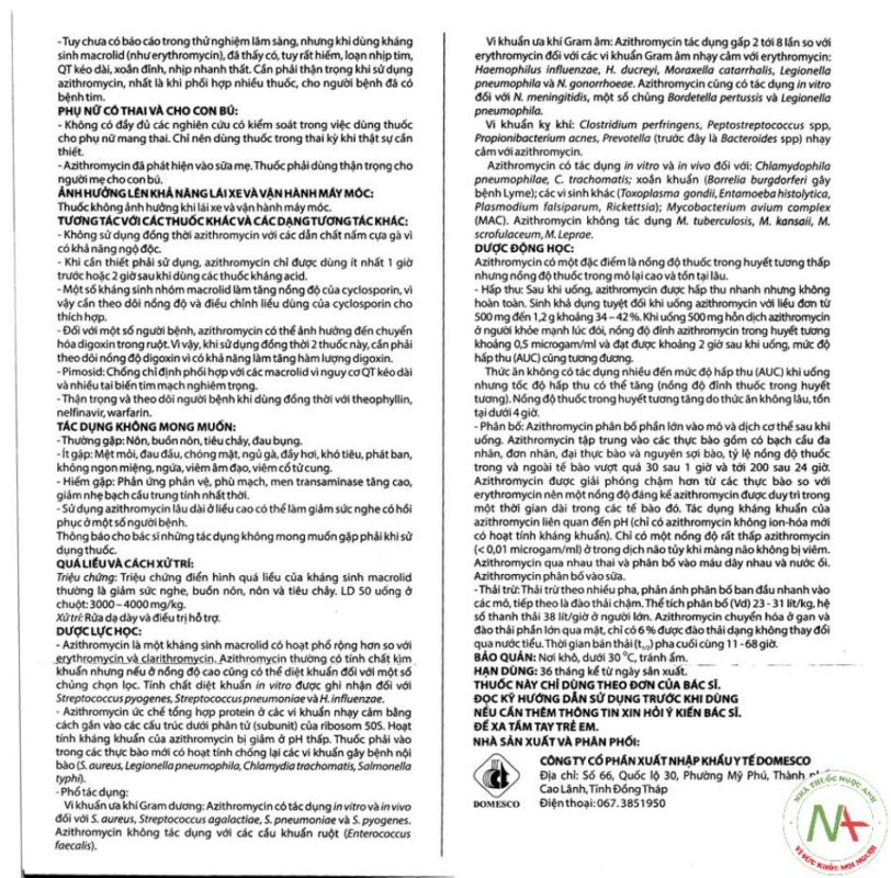 Thuốc Doromax 200mg là thuốc gì, giá bao nhiêu, mua ở đâu?