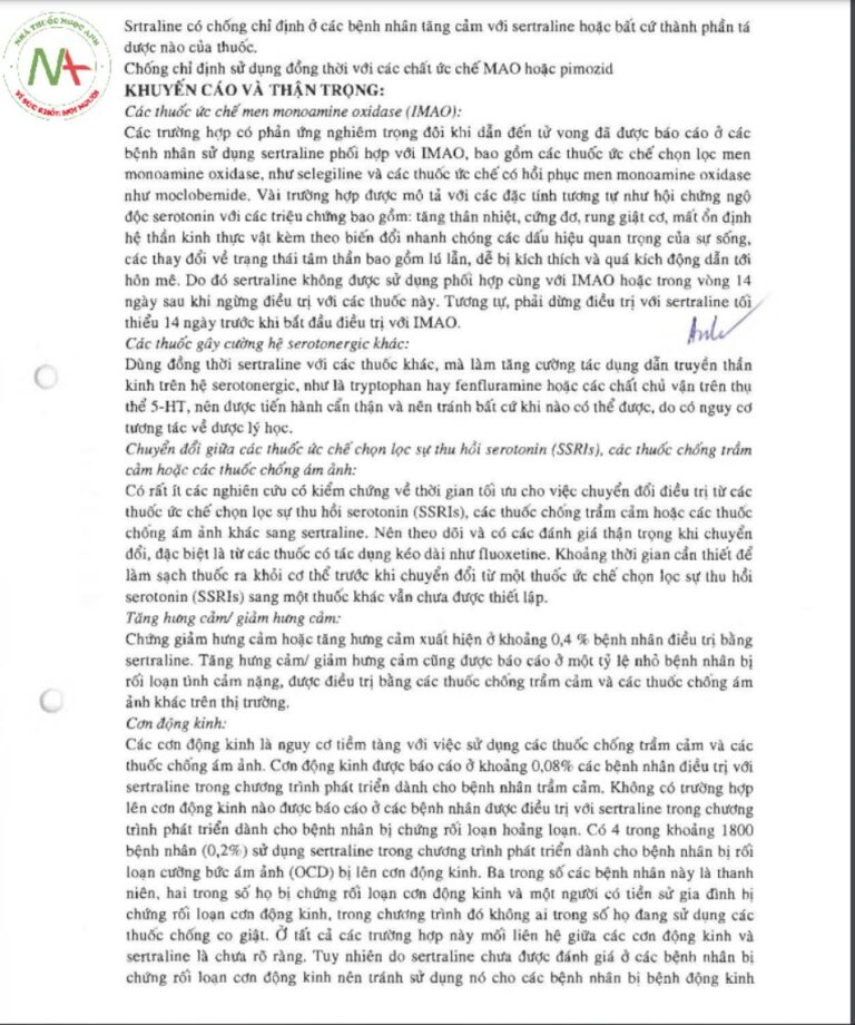 Thuốc Inosert-50 là thuốc gì, tác dụng phụ, mua ở đâu, giá bao nhiêu?