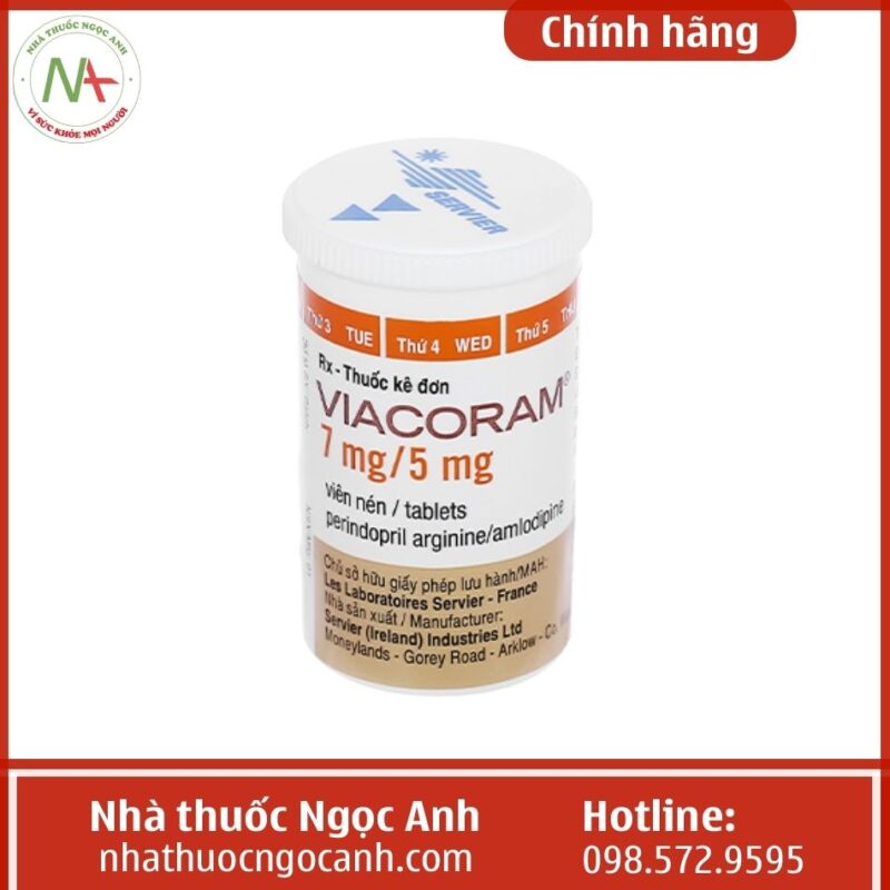 Thuốc Viacoram 7mg/5mg thuộc nhóm nào, giá bao nhiêu, mua ở đâu?