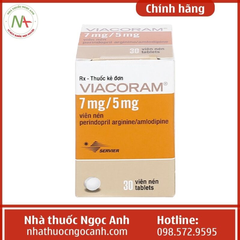 Thuốc Viacoram 7mg/5mg thuộc nhóm nào, giá bao nhiêu, mua ở đâu?