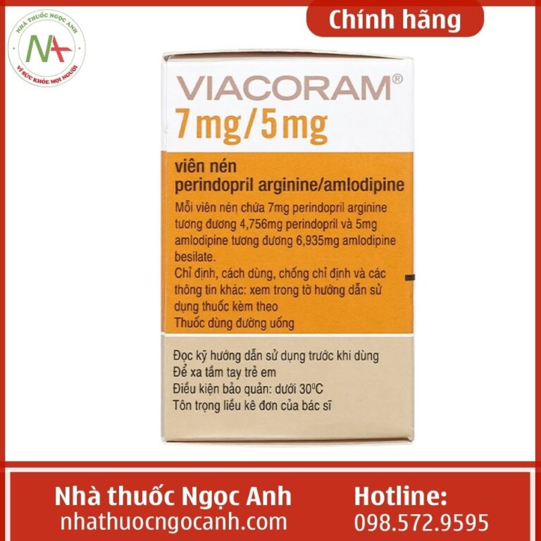 Thuốc Viacoram 7mg/5mg thuộc nhóm nào, giá bao nhiêu, mua ở đâu?
