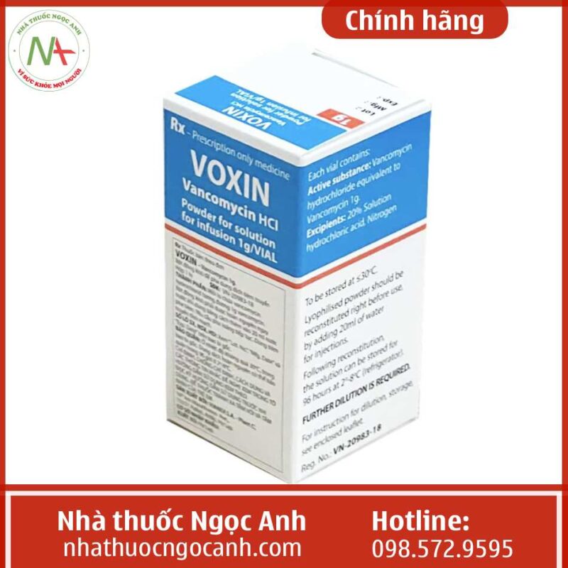 Thuốc Voxin 1g là thuốc gì, có tác dụng gì, giá bao nhiêu, mua ở đâu?