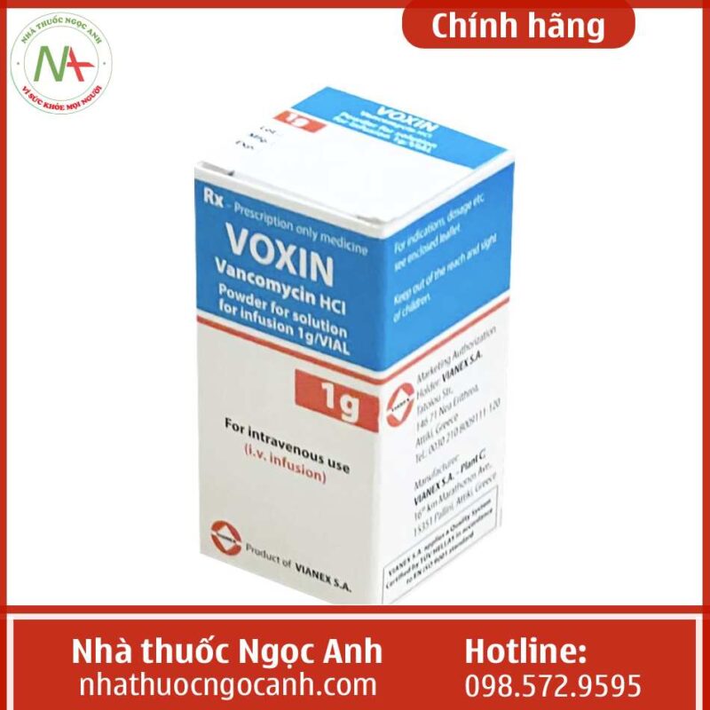 Thuốc Voxin 1g là thuốc gì, có tác dụng gì, giá bao nhiêu, mua ở đâu?