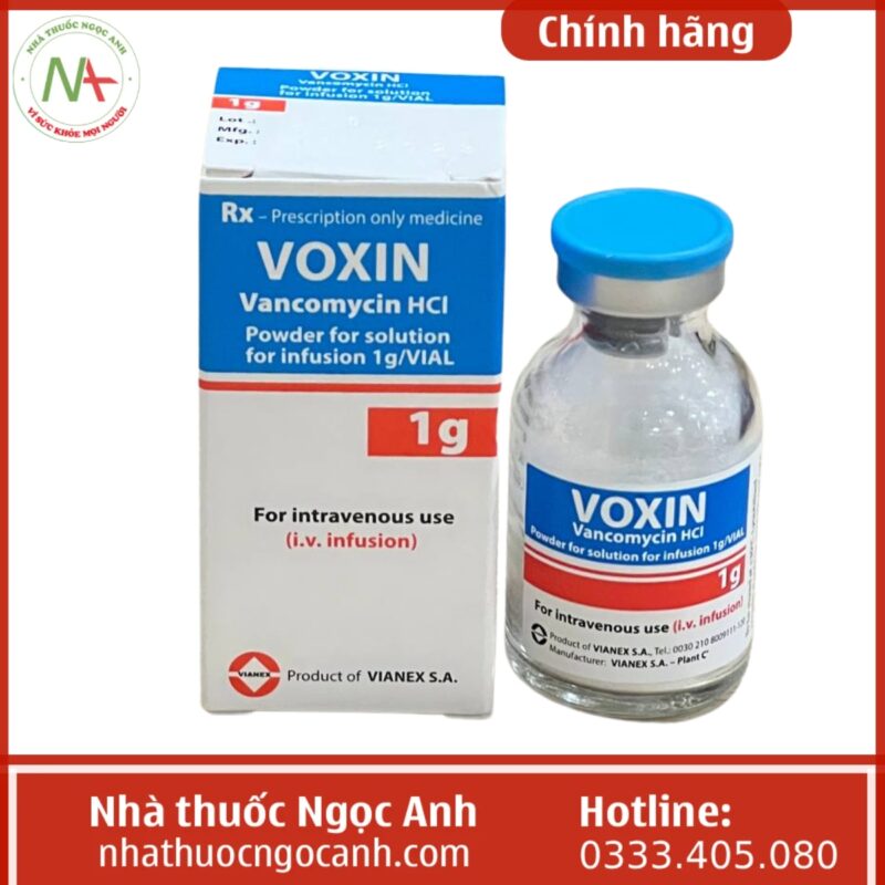 Thuốc Voxin 1g là thuốc gì, có tác dụng gì, giá bao nhiêu, mua ở đâu?