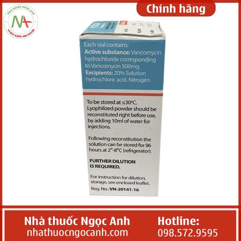 Thuốc Voxin 500mg có tác dụng gì, giá bao nhiêu, mua ở đâu?