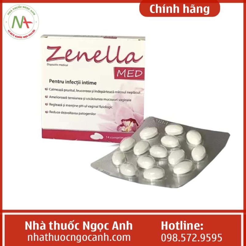 Viên đặt Zenella Med có dùng được cho bà bầu không, giá bao nhiêu, mua ...