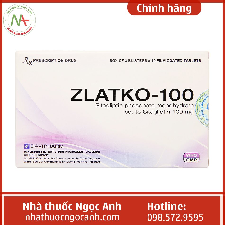 Zlatko-100 là thuốc gì? Giá bao nhiêu? Mua ở đâu?