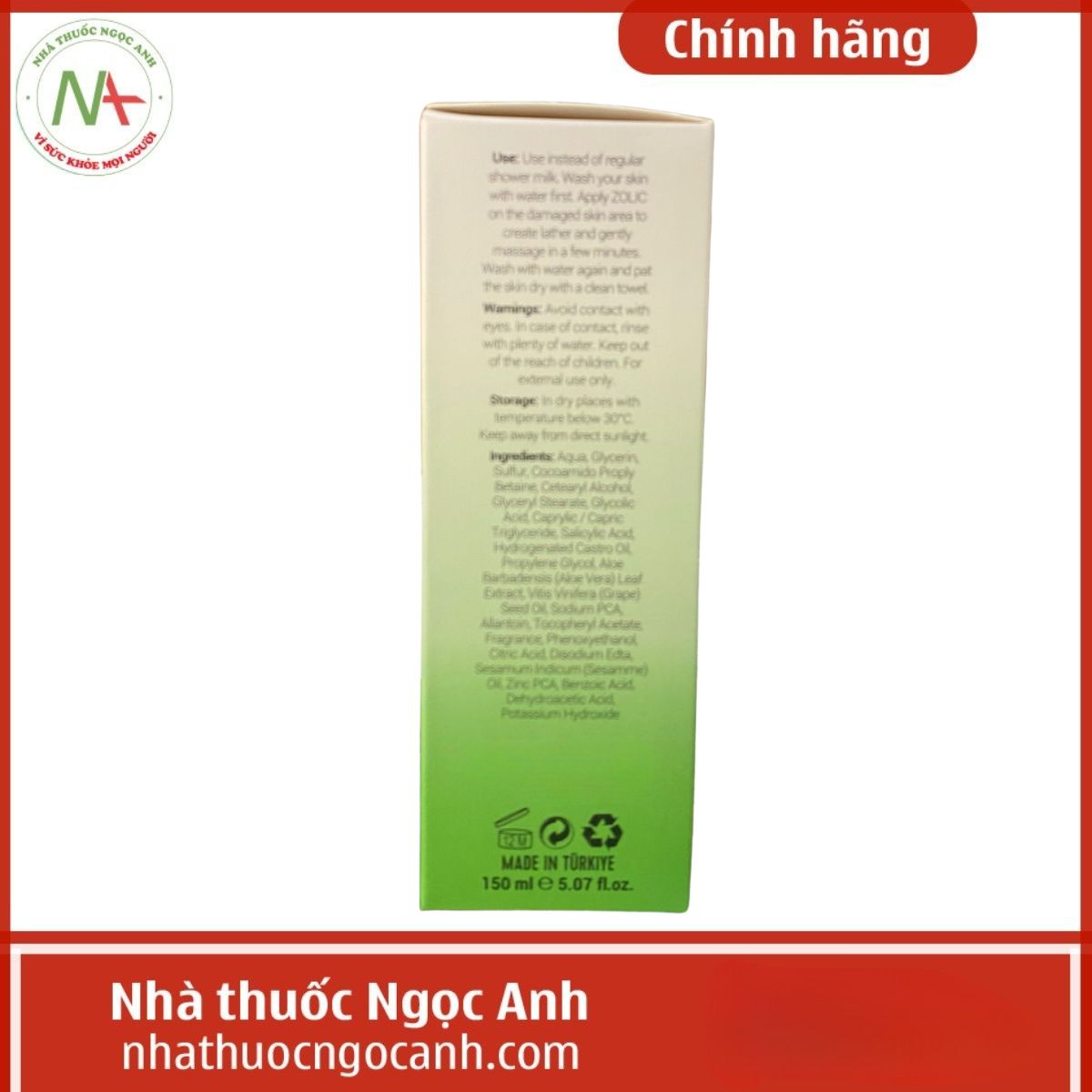 Sữa tắm Dr.EA Body Zolic Body Cleansing Milk giá bao nhiêu, mua ở đâu?