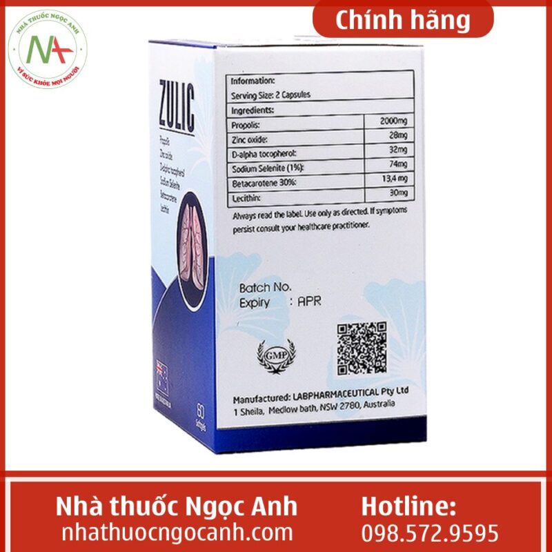 Thuốc Zulic là thuốc gì, có tốt không, mua ở đâu, giá bao nhiêu?