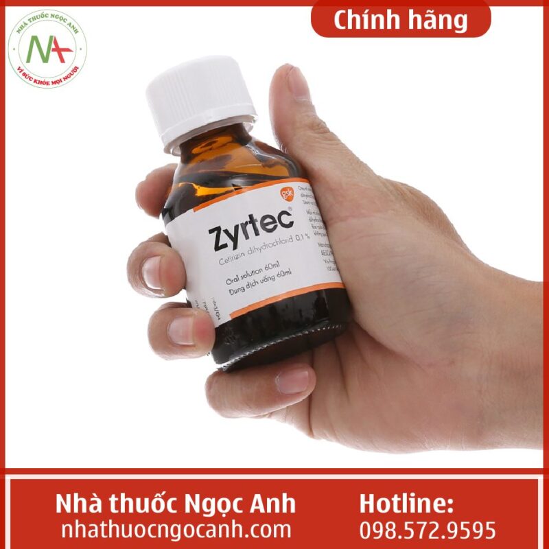 Thuốc Zyrtec Siro1mg/ml là thuốc gì, giá bao nhiêu, mua ở đâu?