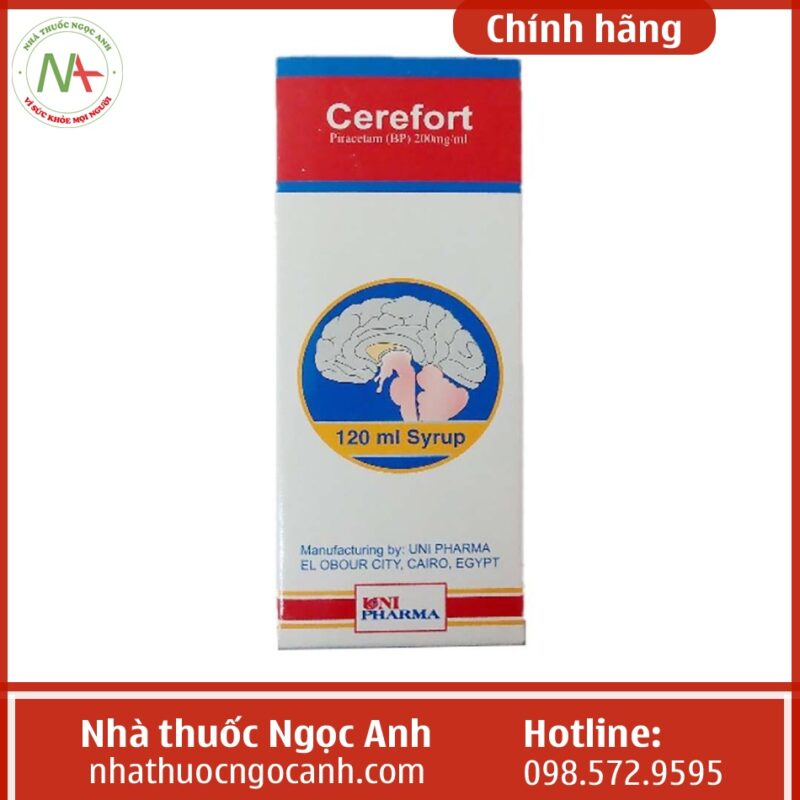 Thuốc Cerefort syrup 120ml (200mg/ml) mua ở đâu? Giá bao nhiêu
