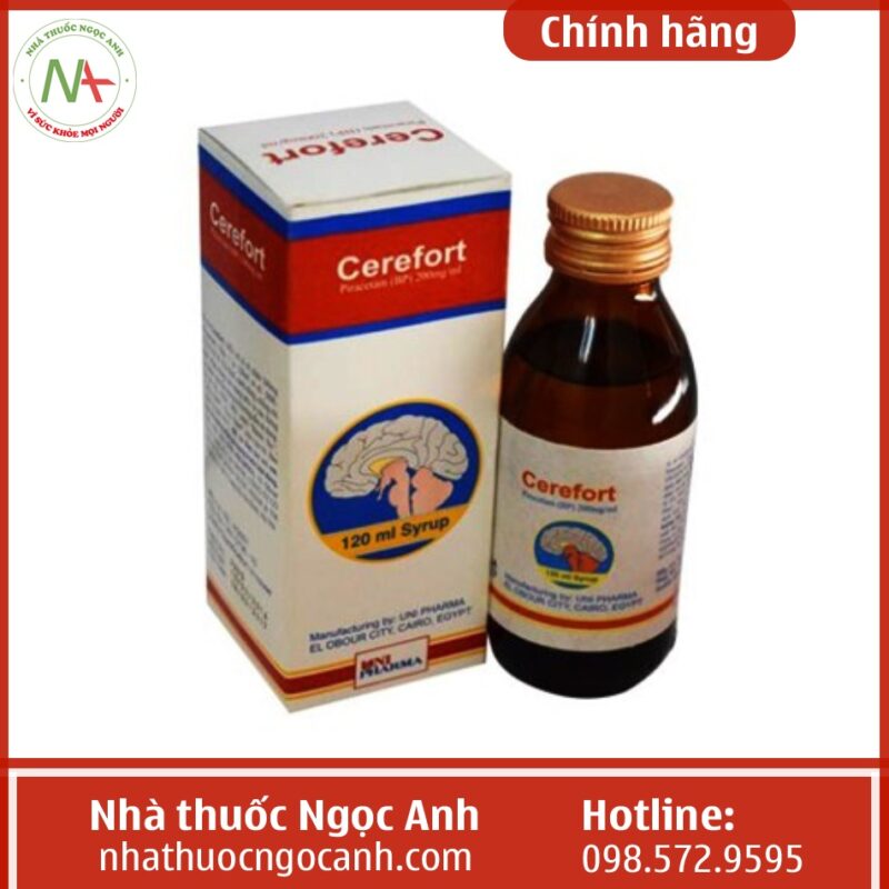 Thuốc Cerefort syrup 120ml (200mg/ml) mua ở đâu? Giá bao nhiêu