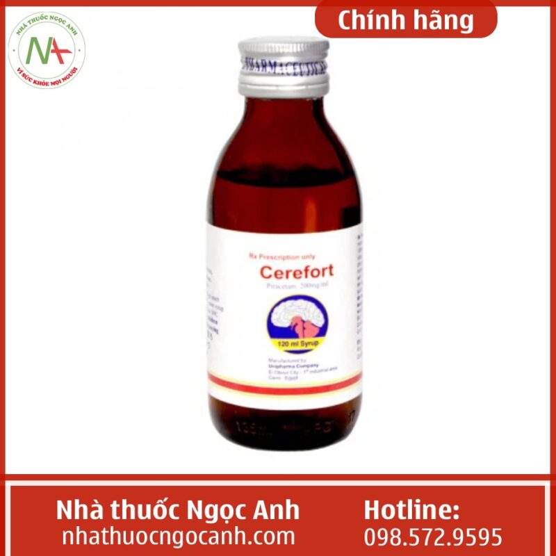 Thuốc Cerefort syrup 120ml (200mg/ml) mua ở đâu? Giá bao nhiêu
