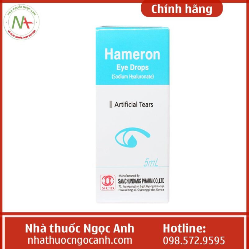 Thuốc nhỏ mắt Hameron 5ml là thuốc gì, giá bao nhiêu, mua ở đâu?