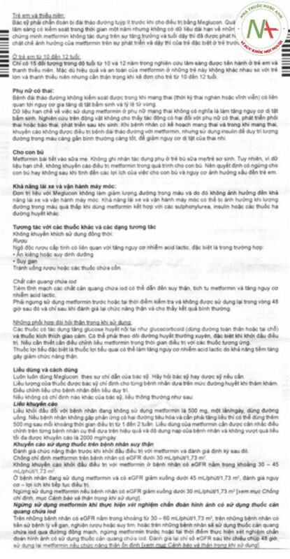 Thuốc Meglucon 1000mg là thuốc gì? Giá bao nhiêu? Mua ở đâu