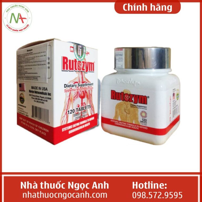 Thuốc Rutozym là thuốc gì, tác dụng gì, mua ở đâu, giá bao nhiêu?