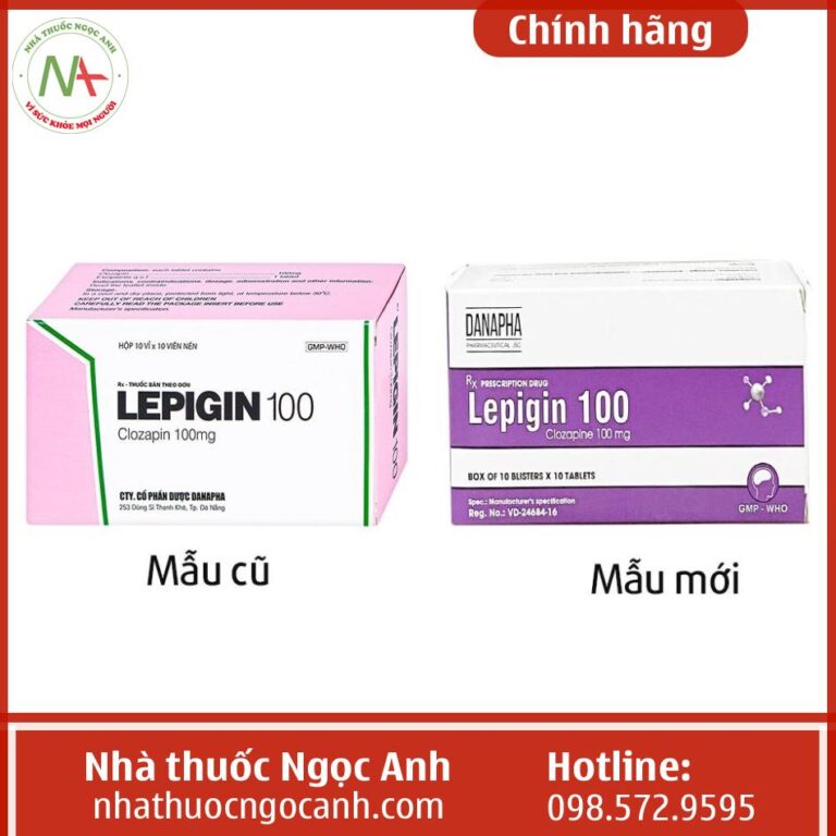 Thuốc Lepigin 100 công dụng và tác dụng phụ, giá bao nhiêu, mua ở đâu