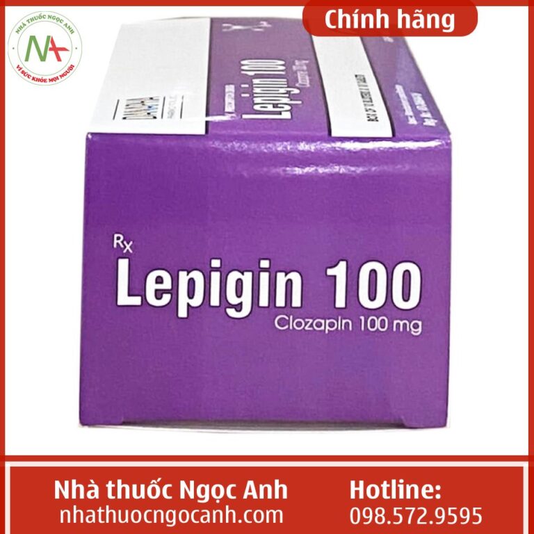 Thuốc Lepigin 100 công dụng và tác dụng phụ, giá bao nhiêu, mua ở đâu