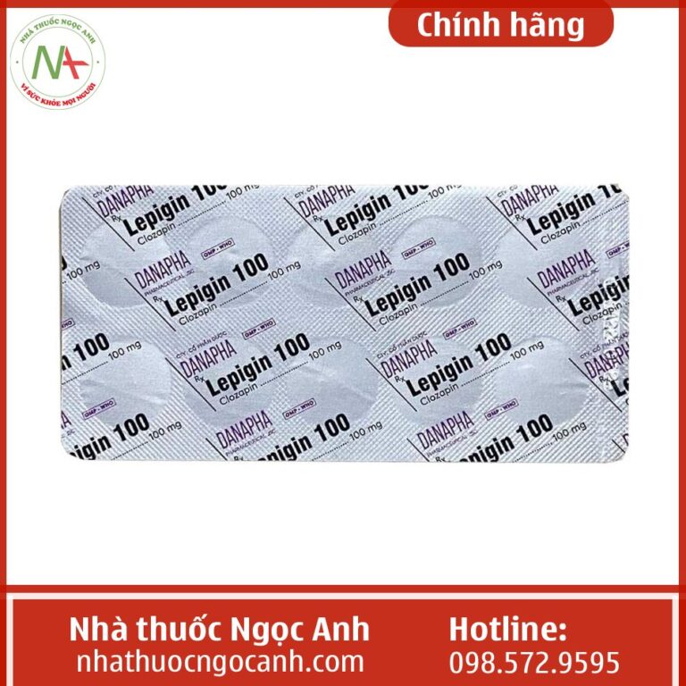Thuốc Lepigin 100 công dụng và tác dụng phụ, giá bao nhiêu, mua ở đâu