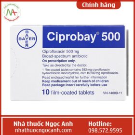 Thuốc Ciprobay 500mg là thuốc gì? Giá bao nhiêu? Mua ở đâu