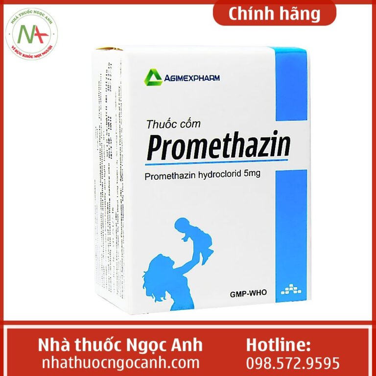 Thuốc Promethazin 5mg Agimexpharm tác dụng, giá bao nhiêu, mua ở đâu