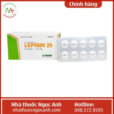 Thuốc Lepigin 25 Danapha là thuốc gì, giá bao nhiêu, mua ở đâu?