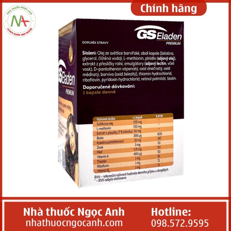 Thuốc mọc tóc GS ELaden có tốt không, giá bao nhiêu, mua ở đâu