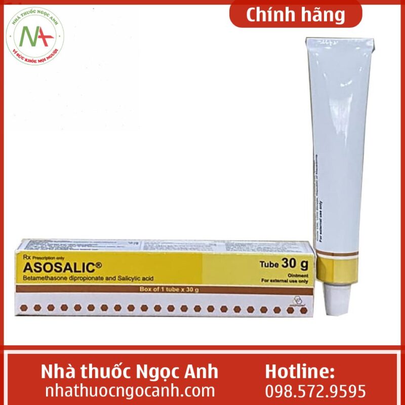 Thuốc Asosalic 30g có tác dụng gì, giá bao nhiêu, mua ở đâu?