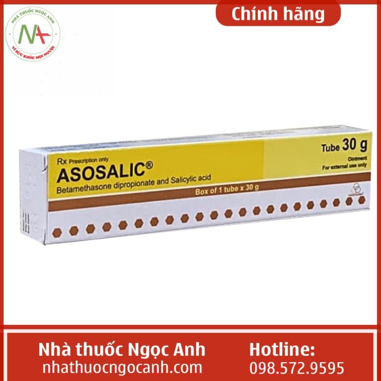 Thuốc Asosalic 30g có tác dụng gì, giá bao nhiêu, mua ở đâu?