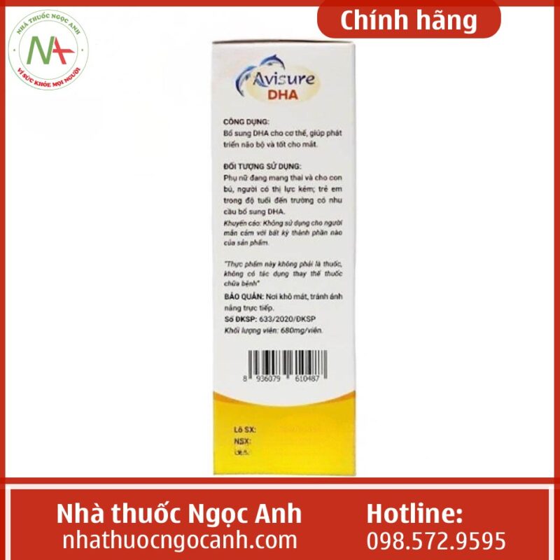 Thuốc Avisure DHA cho bé có tốt không, giá bao nhiêu, mua ở đâu?