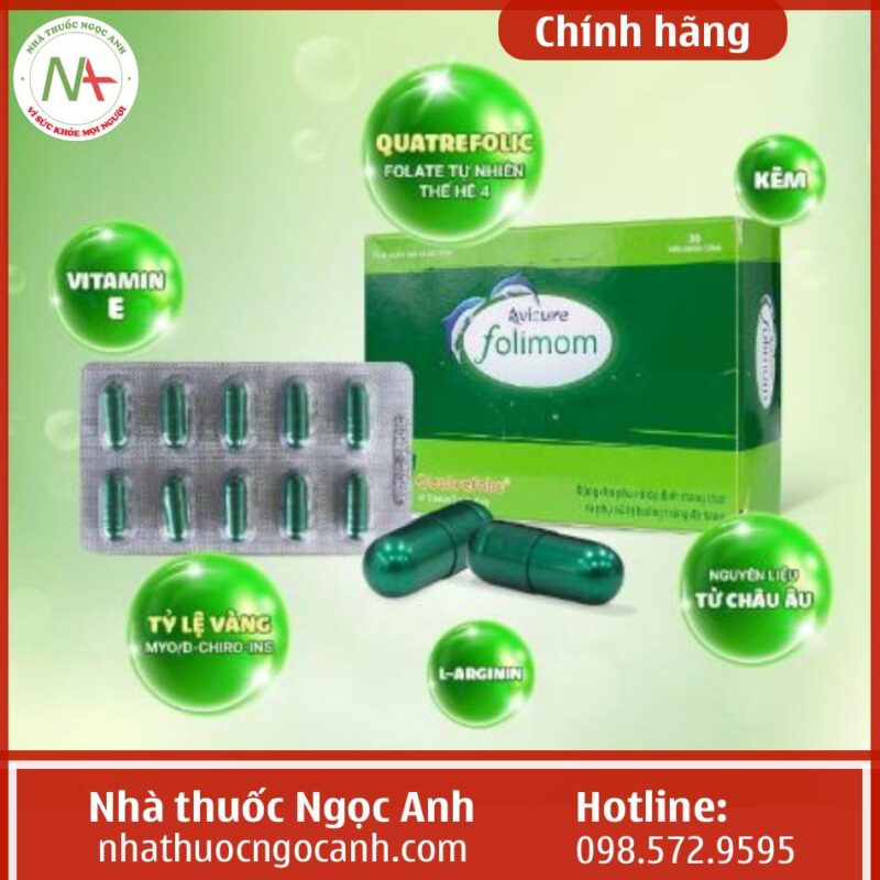 Thuốc Avisure Folimom có tốt không, giá bao nhiêu, mua ở đâu?