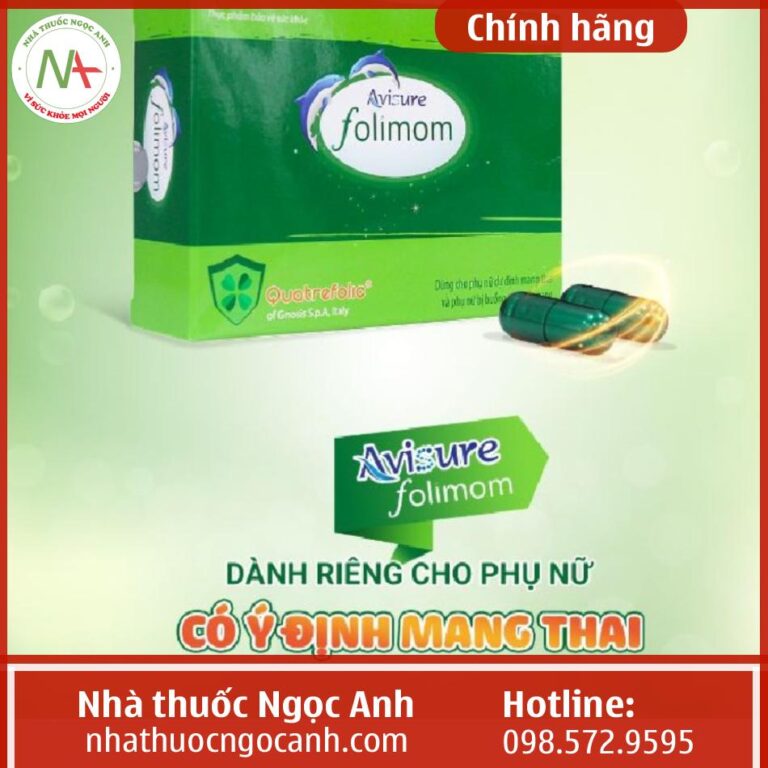 Thuốc Avisure Folimom có tốt không, giá bao nhiêu, mua ở đâu?