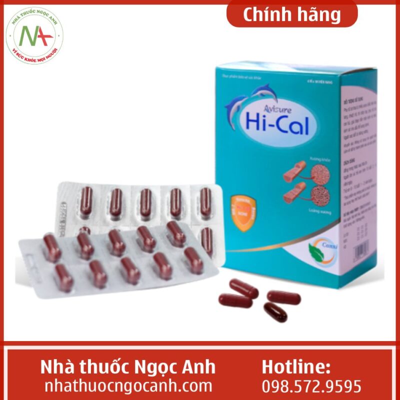 Thuốc canxi Avisure Hi-Cal uống như thế nào, giá bao nhiêu, mua ở đâu?