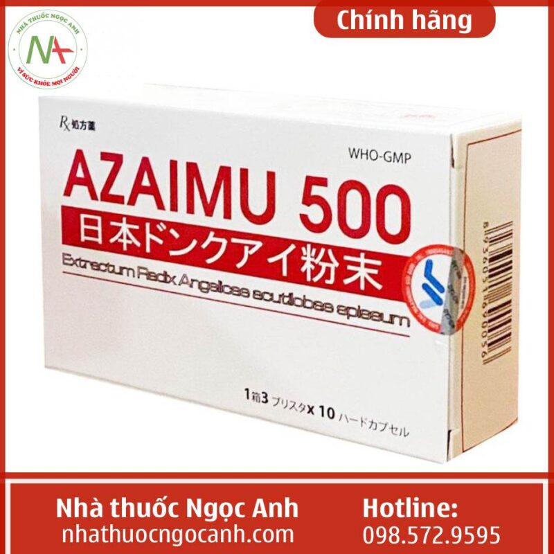 Thuốc Azaimu 500 là thuốc gì, tác dụng gì, giá bao nhiêu, mua ở đâu?
