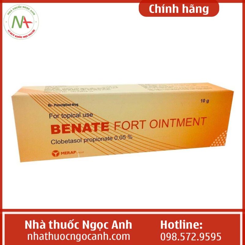 Thuốc Benate Fort Ointment 10g là thuốc gì, giá bao nhiêu, mua ở đâu?