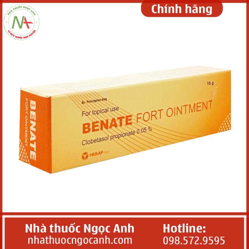 Thuốc Benate Fort Ointment 10g là thuốc gì, giá bao nhiêu, mua ở đâu?