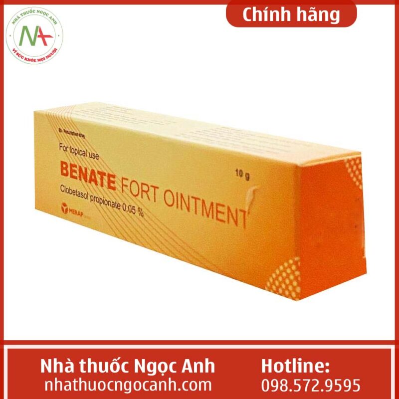 Thuốc Benate Fort Ointment 10g là thuốc gì, giá bao nhiêu, mua ở đâu?