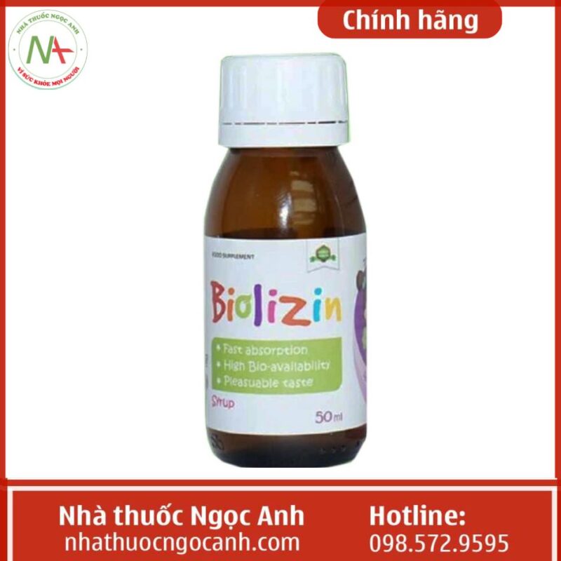 Thuốc kẽm Biolizin uống lúc nào tốt nhất, giá bao nhiêu, mua ở đâu