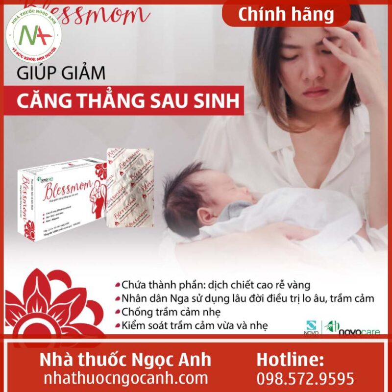 Thuốc Blessmom Novopharm là thuốc gì, giá bao nhiêu, mua ở đâu