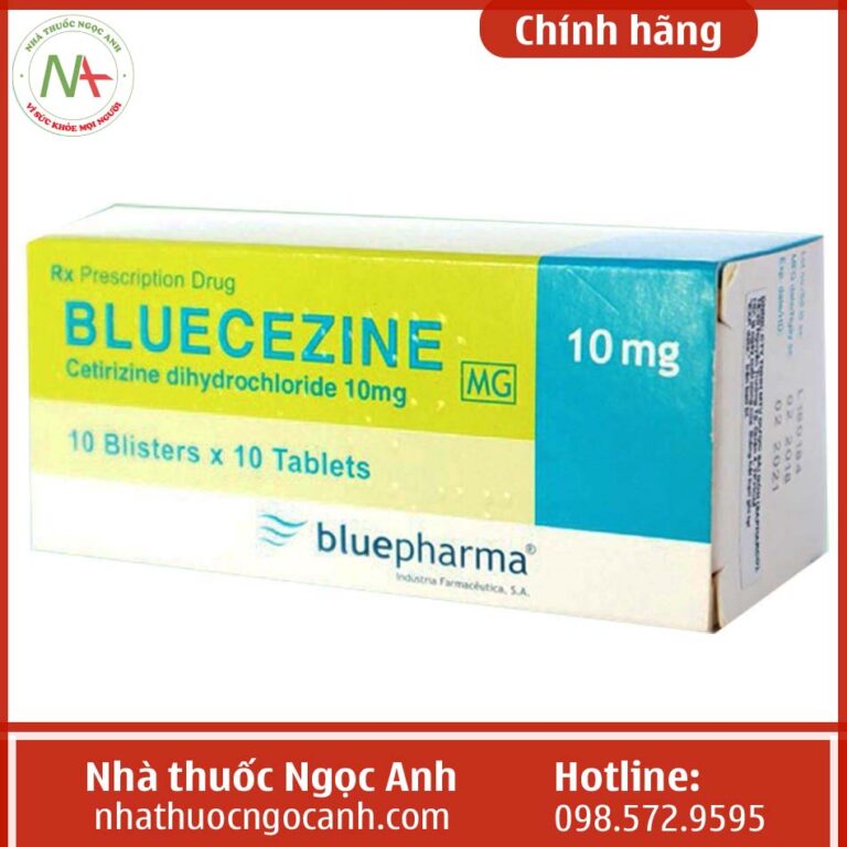 Thuốc Bluecezine 10mg có tác dụng gì, giá bao nhiêu, mua ở đâu?