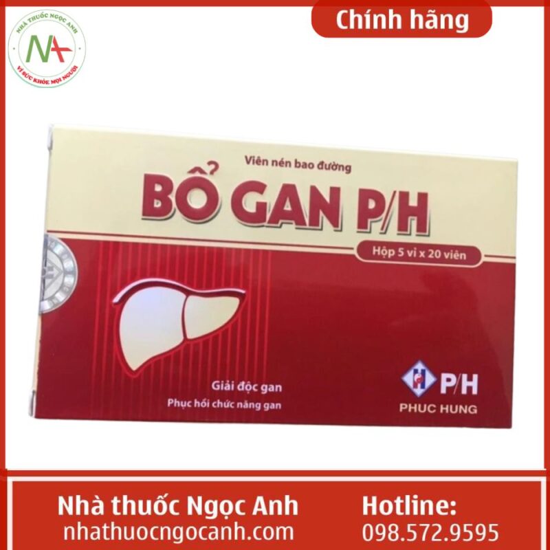 Thuốc Bổ gan P/H có tác dụng gì, liều dùng, giá bao nhiêu, mua ở đâu?