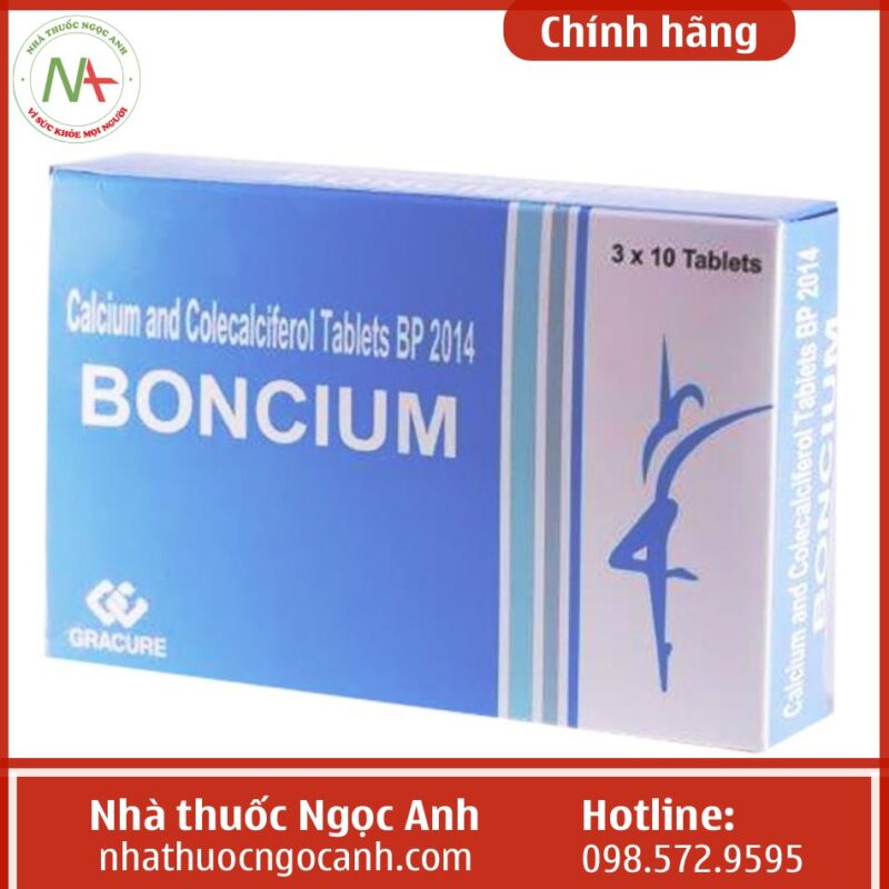 Thuốc Boncium là canxi hữu cơ hay vô cơ, giá bao nhiêu, mua ở đâu?