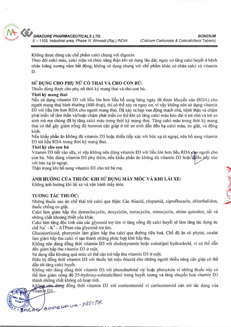Thuốc Boncium là canxi hữu cơ hay vô cơ, giá bao nhiêu, mua ở đâu?