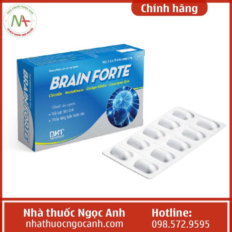 Brain Forte Hataphar (DHT) là thuốc gì, mua ở đâu, giá bao nhiêu?