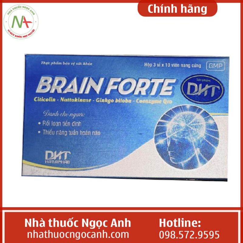 Brain Forte Hataphar (DHT) là thuốc gì, mua ở đâu, giá bao nhiêu?