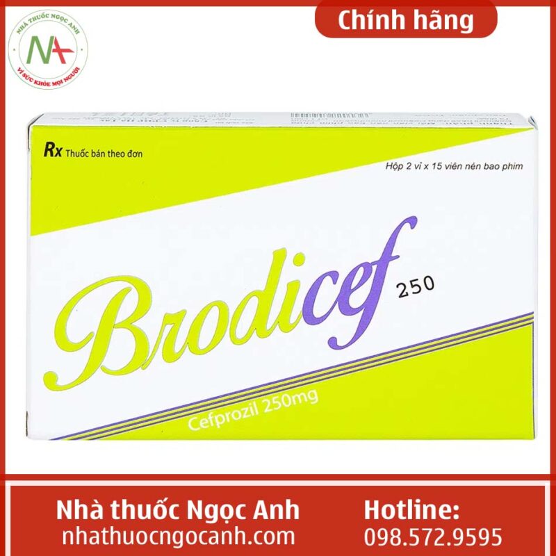Thuốc Brodicef 250 mg là thuốc gì, giá bao nhiêu, mua ở đâu?